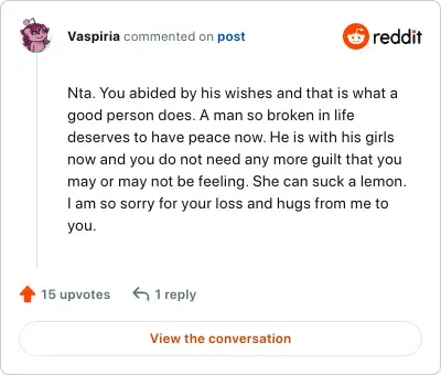 Sister Respects Late Brother’s Wishes, Ex-Wife Left in the Dark – Diply