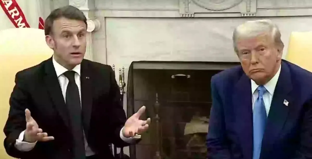 Body Language Expert Analyzes The Awkward Moment Macron Interrupted ...